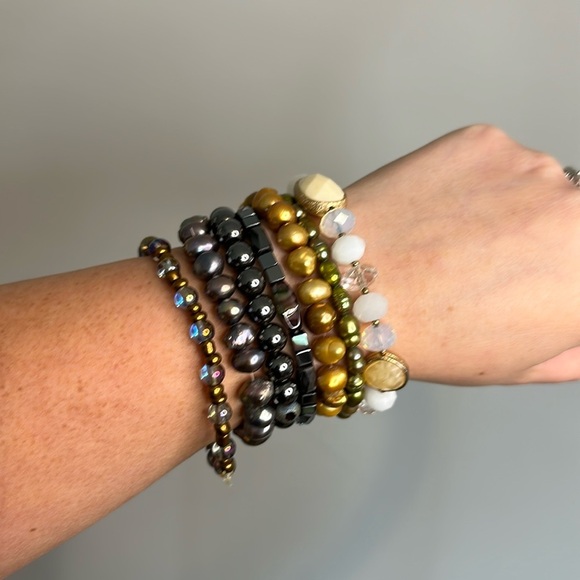 Jewelry | Random Beads Vintage Madonna Inspired Bracelets | Poshmark